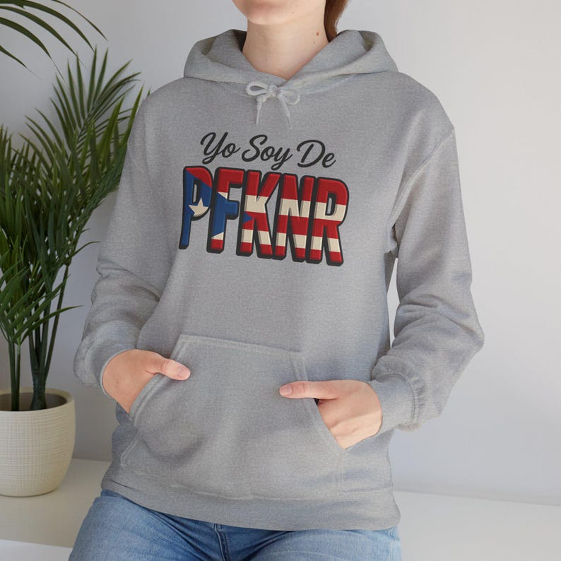 Yo Soy De PFKNR Puerto Rico Flag Lettering Hoodie & Tee Design - Etsy