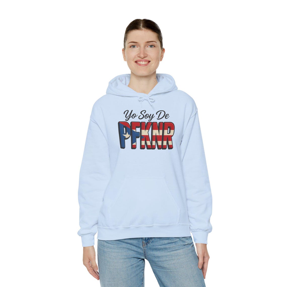 Yo Soy De PFKNR Puerto Rico Flag Lettering Hoodie & Tee Design - Etsy