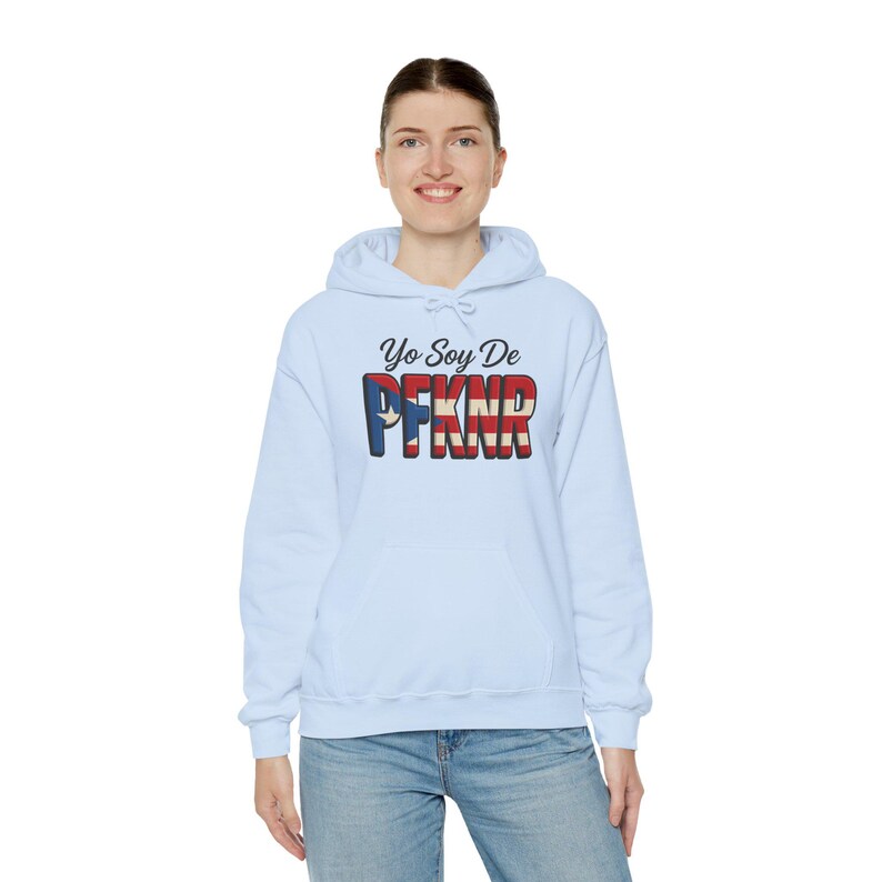 Yo Soy De PFKNR Puerto Rico Flag Lettering Hoodie & Tee Design - Etsy
