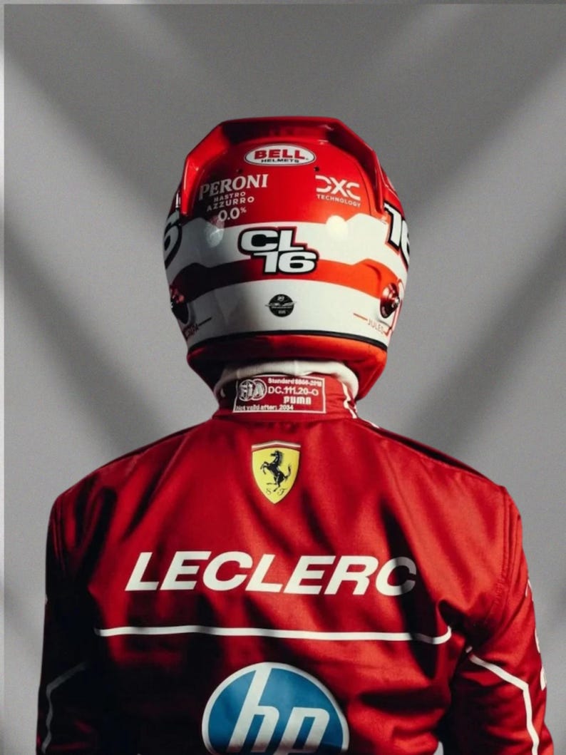 Charles Leclerc Ferrari F1 Team Racing 2025 Go Karting Suit Race 2025 ...
