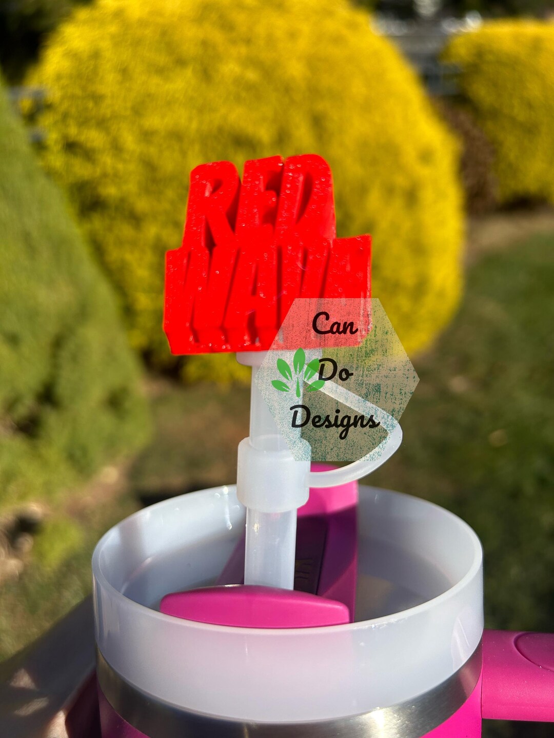 Trump Red Wave Straw Topper Cap Fits 10mm Straws (stanley Bruemate ...