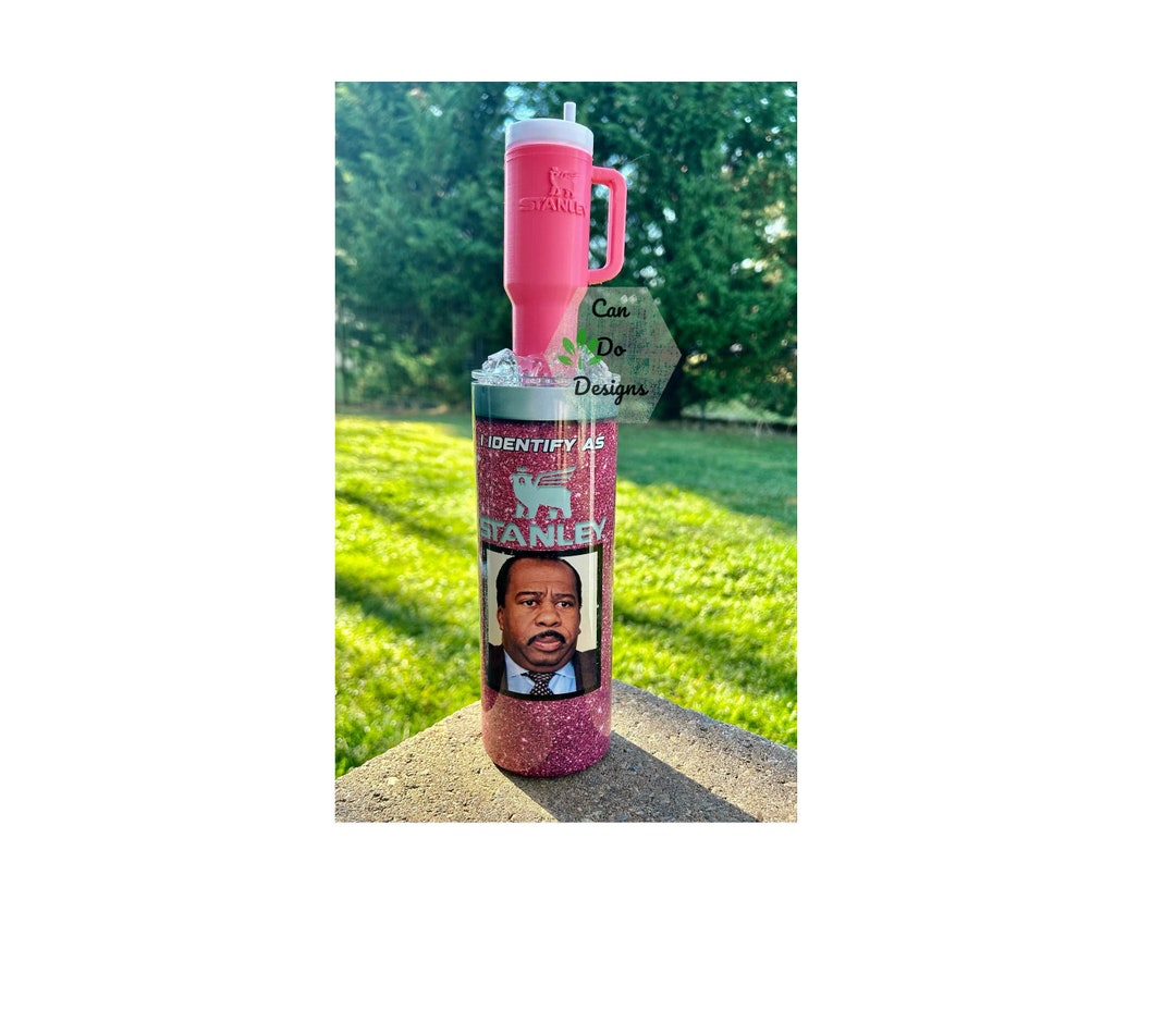 I Identify as Stanley 20oz or 30oz Skinny Straight Tumbler; 3D Fake Ice ...