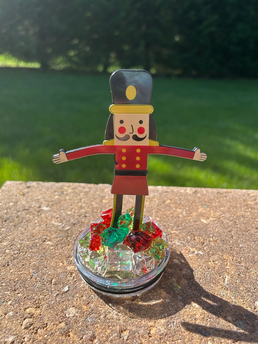 Christmas Wooden Soldier Bendable 3D Ice LID ONLY for 30oz or 20oz ...