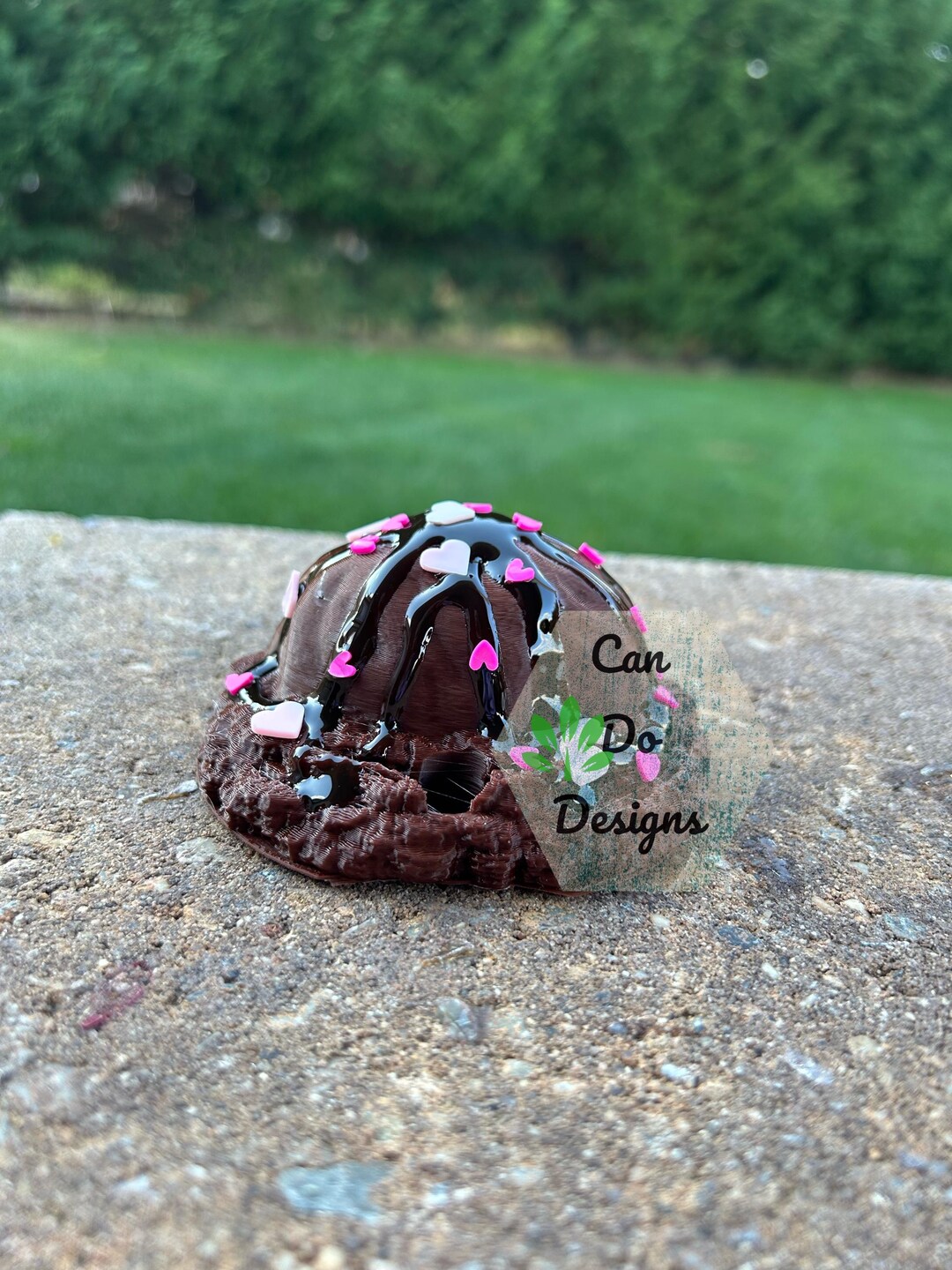 Chocolate Ic Cream Scoop Lid for 40oz or 20/30oz Quencher Tumbler Lid ...