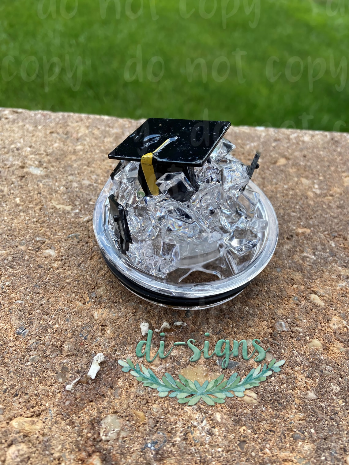 Graduation Cap 3D Ice LID ONLY for 30oz or 20oz Skinny - Etsy