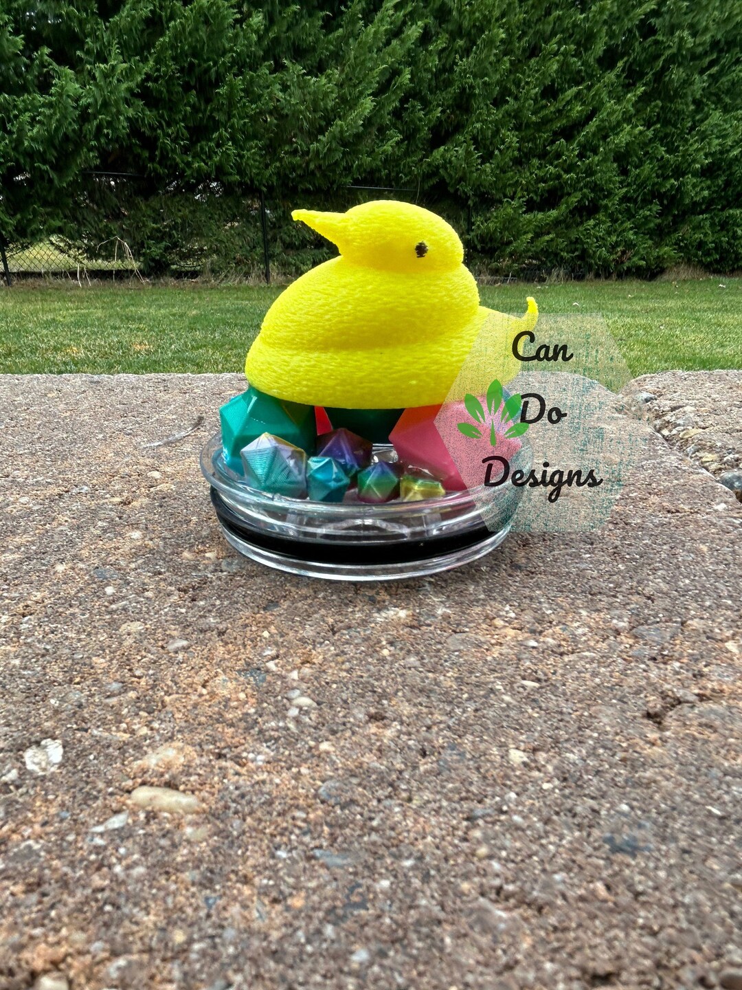 Marshmallow Chick Tumbler Topper, LID ONLY for 30oz or 20oz Skinny ...
