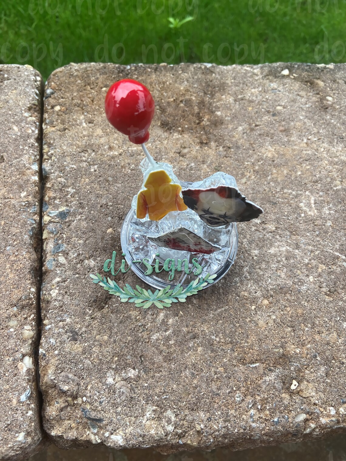 Horror Clown Float Scary Halloween 3D Ice LID ONLY for 30oz or - Etsy