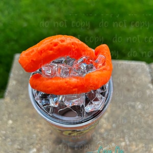 Cheese Puffs 3D Fake Ice Lid Topper & Sublimation 30oz or 20oz Skinny ...