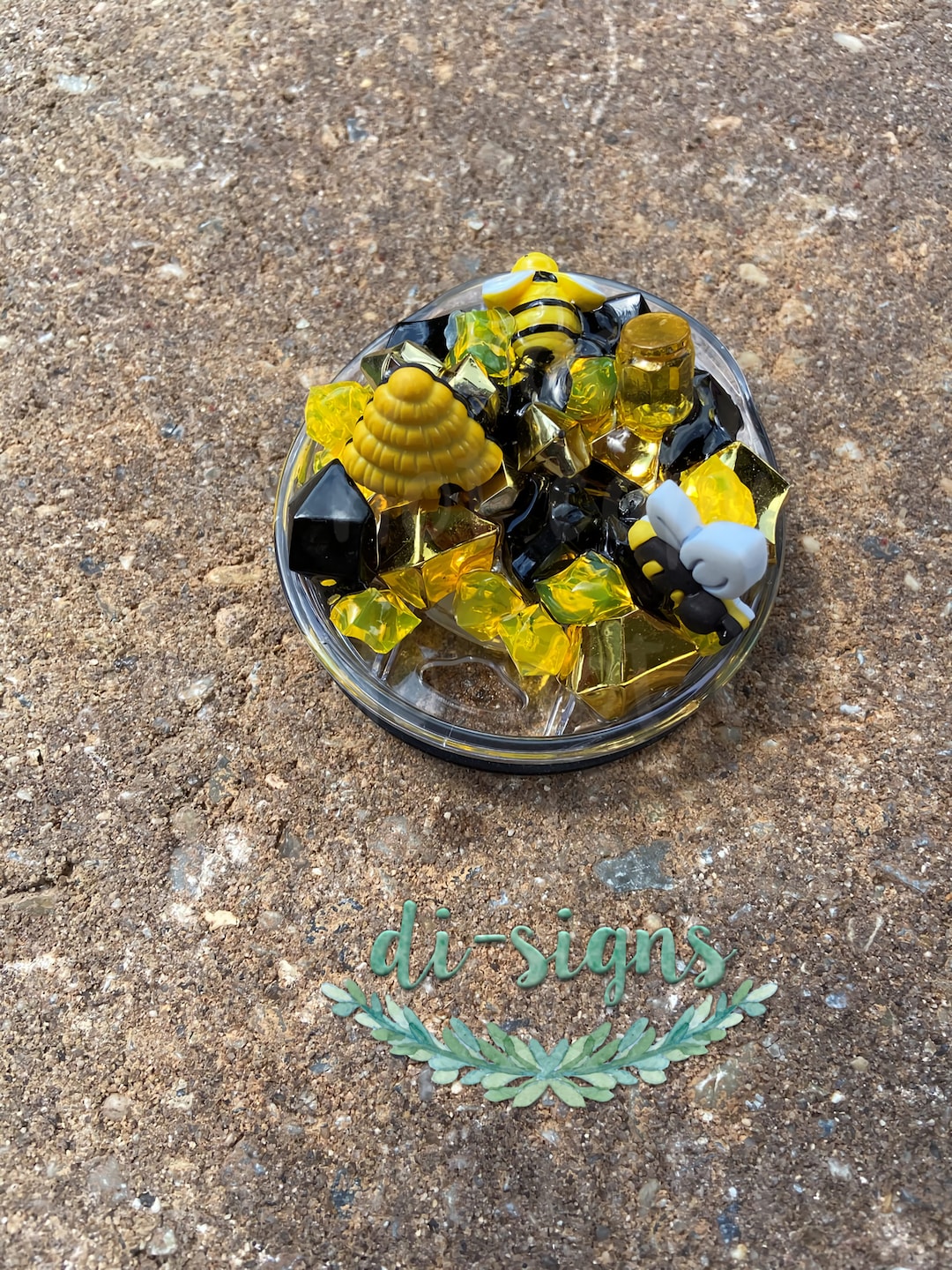 Bees Beehive 3D Ice LID ONLY for 30oz or 20oz Skinny Straight Tumbler ...