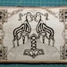Viking Wall Hanging - Thor's Goats Tanngrisnir Tanngnjóstr and Mjolnir ...