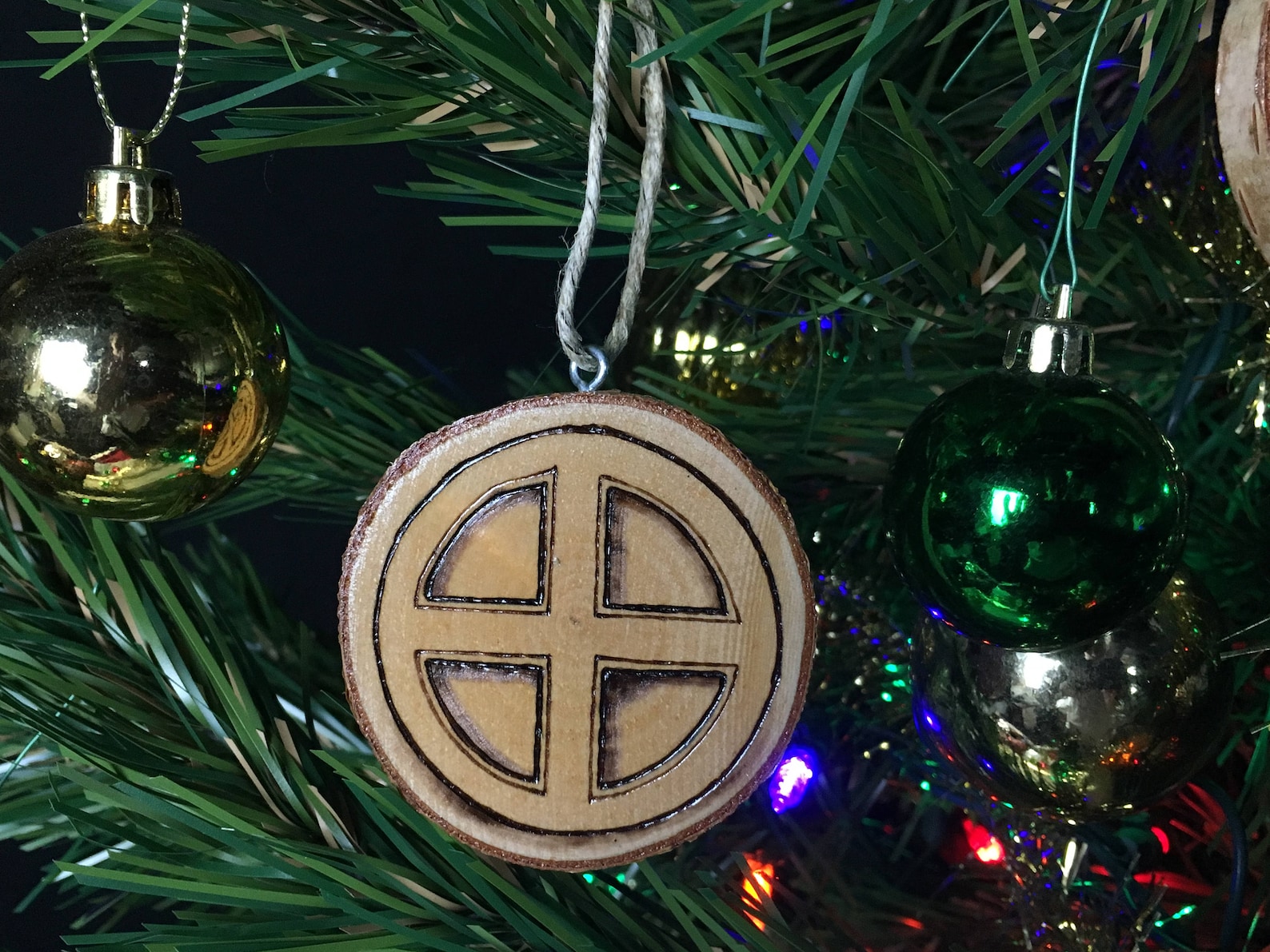 Sunwheel Yule Ornaments Made to Order Set of 4 Viking | Etsy