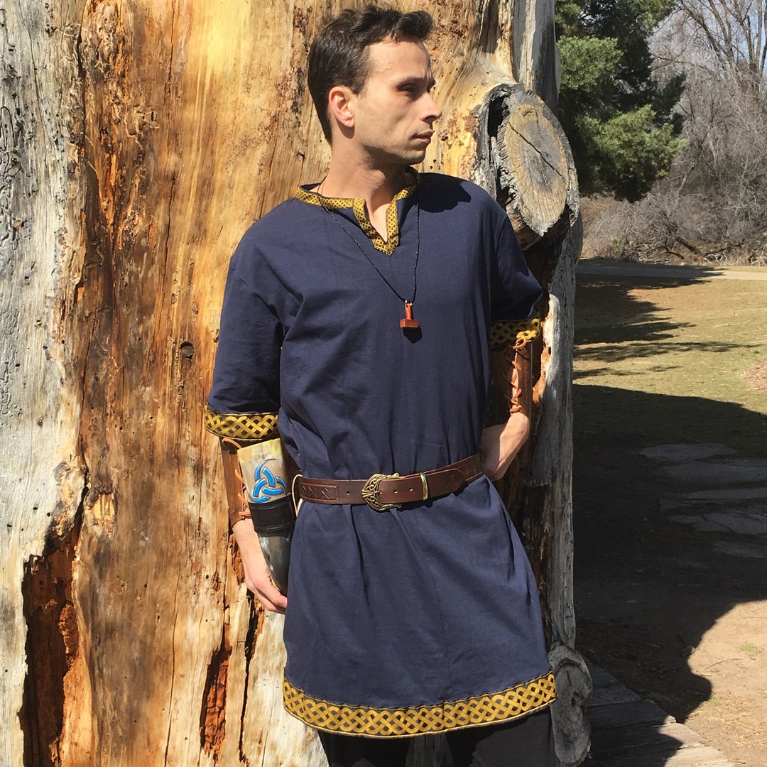 Viking Tunic the Wanderer Made to Order Your Choice Size, Color, & Trim ...