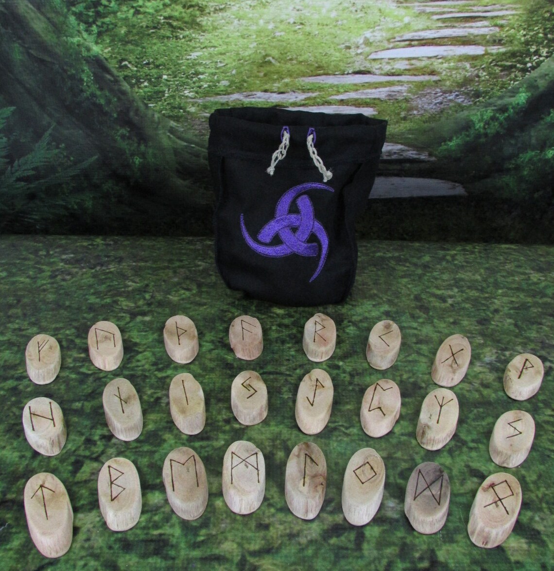 Viking Runes Triskelion Rune Set Norse Runes Elder - Etsy