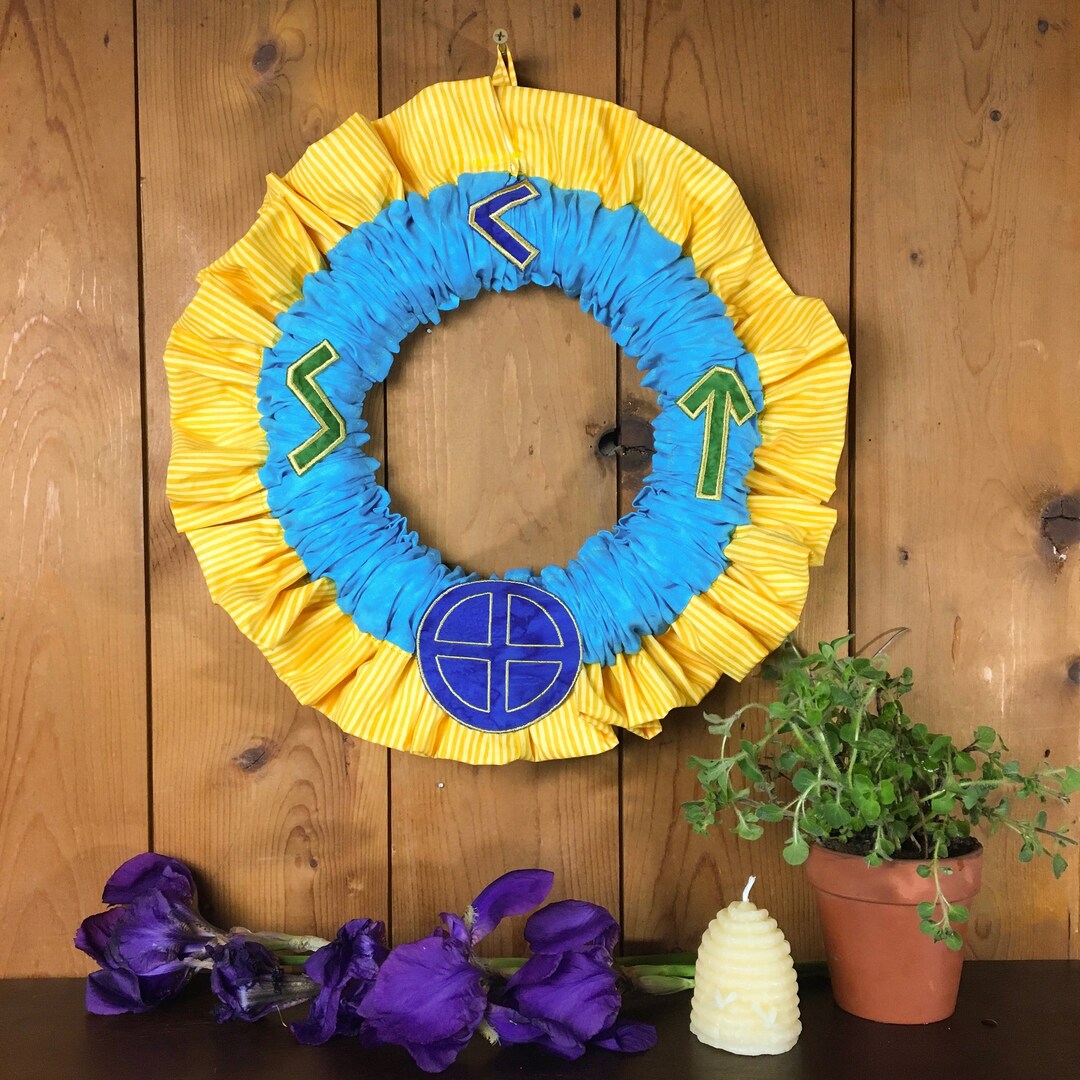 Midsummer Wreath - Summer Solstice Holiday Wreath - Made to Order ...