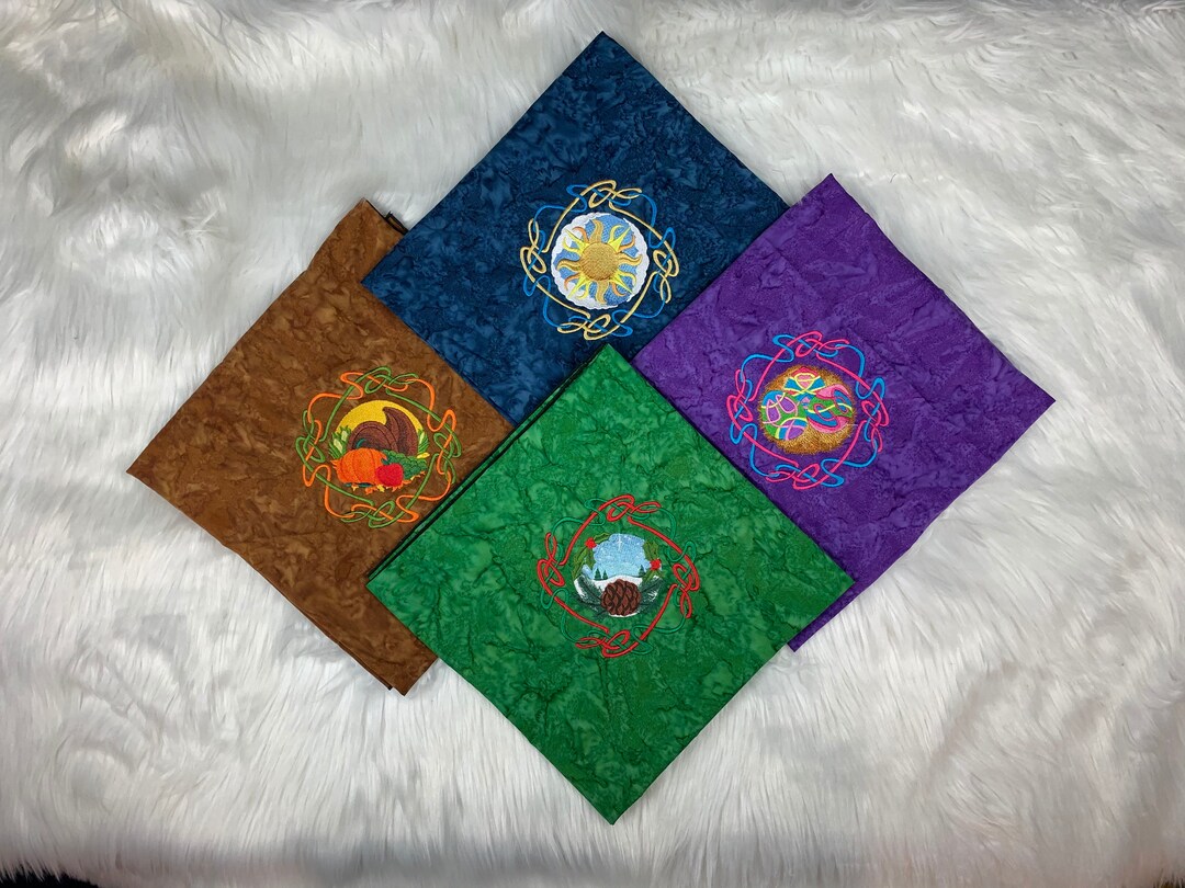 Holiday Altar Cloths Set of 4 - Made to Order - Spring Equinox ...