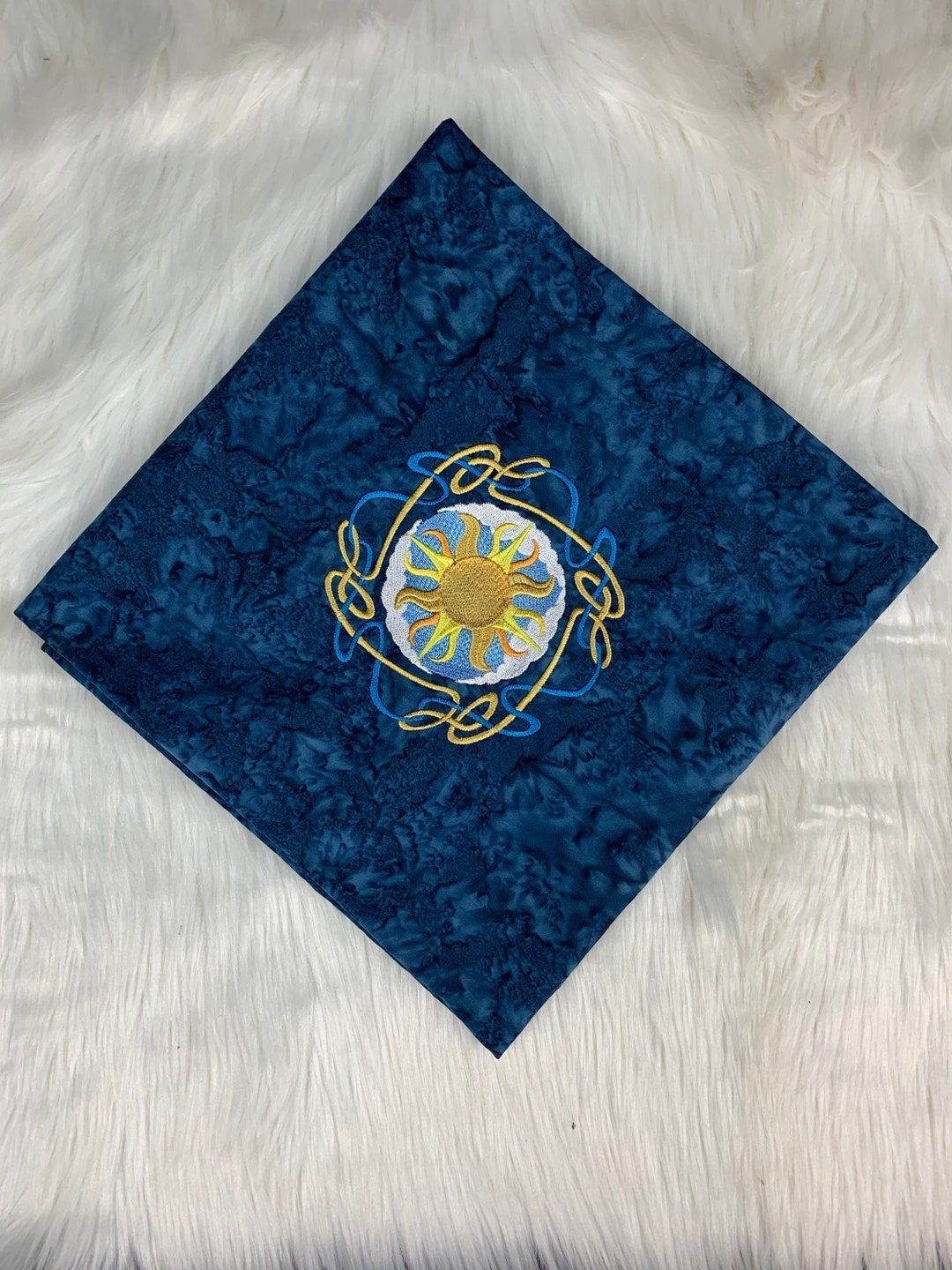 Midsummer Altar Cloth With Runes - Made to Order - Summer Solstice ...