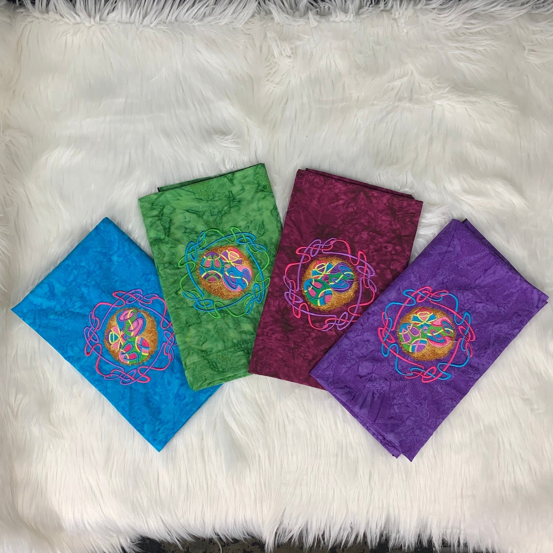 Ostara Altar Cloth With Runes - Made to Order - Spring Equinox Altar ...