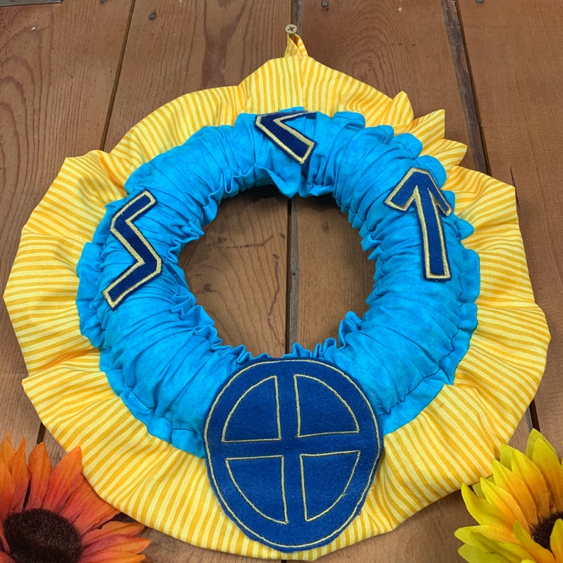 Small Midsummer Wreath - Made to Order - Summer Solstice Holiday Wreath ...
