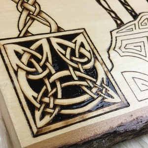 Viking Wall Hanging - Thor's Goats Tanngrisnir Tanngnjóstr and Mjolnir ...