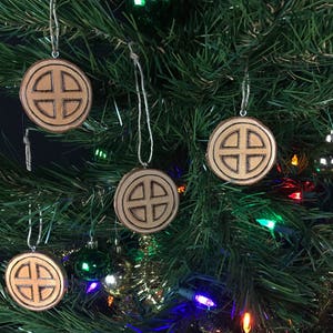 Sunwheel Yule Ornaments Made to Order Set of 4 Viking | Etsy