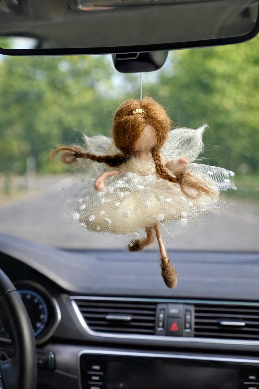 Car Guardian Angel for New Drivers: Handmade Lucky Fairy Charm, Perfect ...