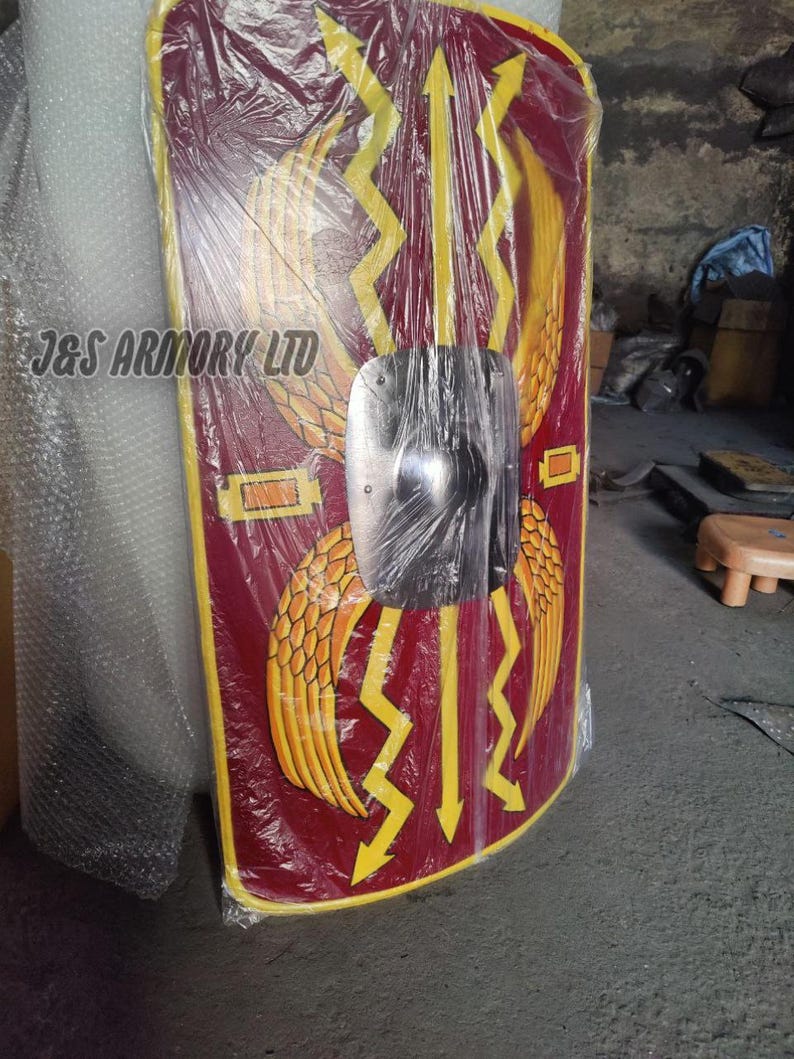 Buy Roman Legionary Scutum Shield - Handcrafted Historical Replica by J ...