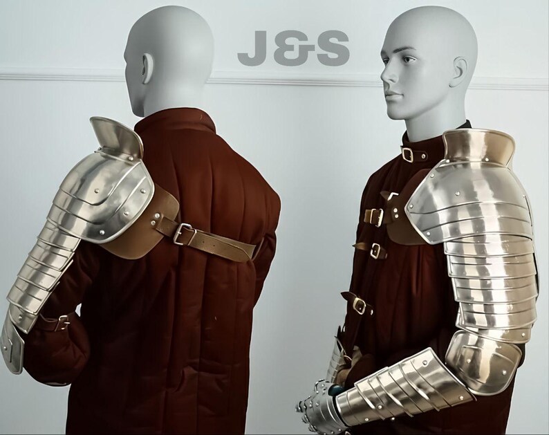 Handcrafted Steel Full Arm Armor - Knight Cosplay, SCA LARP - Etsy