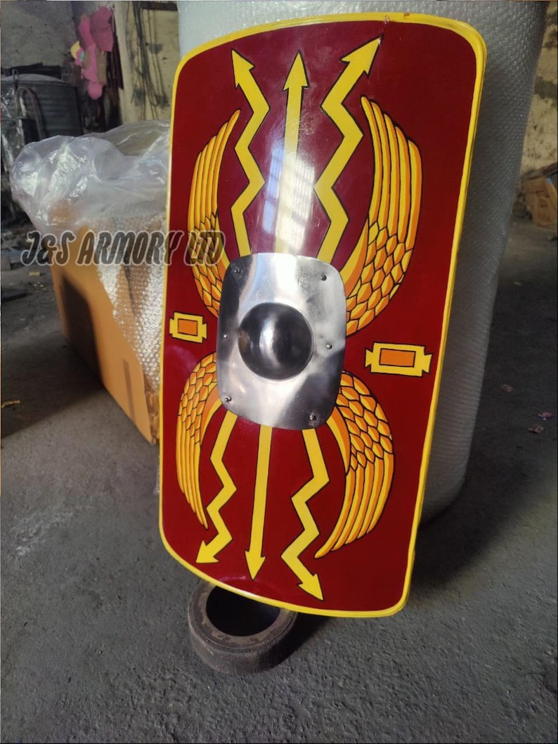 Buy Roman Legionary Scutum Shield - Handcrafted Historical Replica by J ...