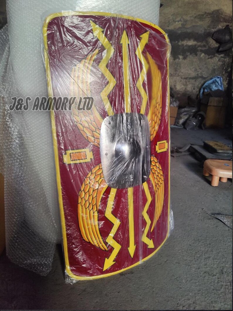 Buy Roman Legionary Scutum Shield - Handcrafted Historical Replica by J ...