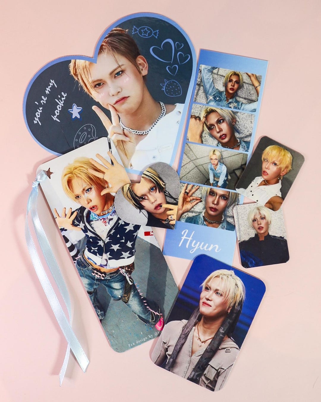 Hyun XLOV Fanset - Bookmarks, 4cut, Polaroid, Lomocards and More - Etsy