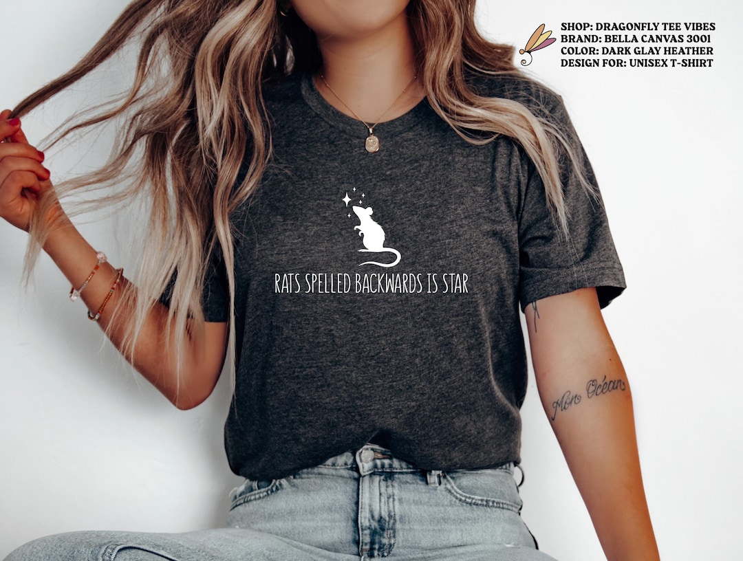 Rats Spelled Backwards is Star - Funny Animal T Shirt, Rat Gift - Etsy UK
