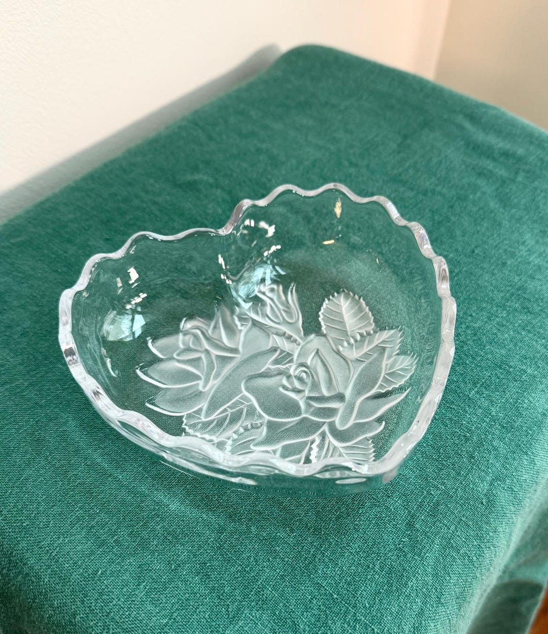 Studio Nova Mikasa Heart-shaped Trinket Dish, "winter Rose" Pattern. - Etsy