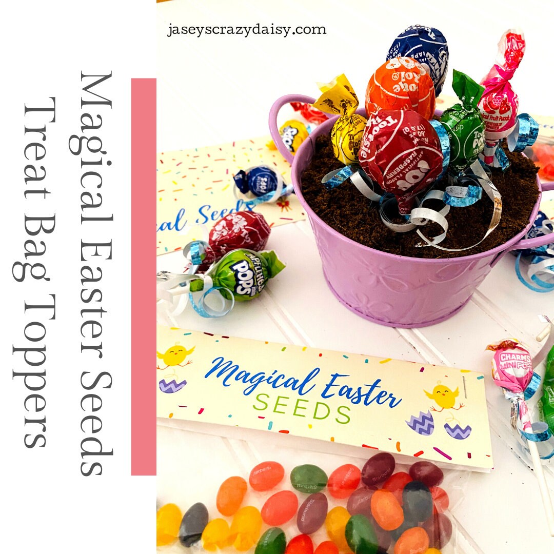 Magical Easter Seeds Printables, Magic Seed Bag Toppers, Easter ...