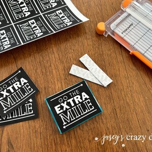 DIY Go the Extra Mile Printable Treat Tags (candy Gram) - Etsy
