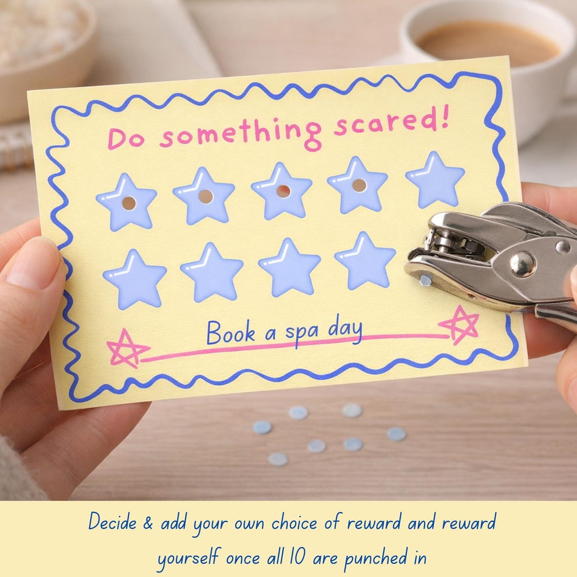 2026 Goals Punch Cards Printable | Habit Tracker Reward Cards ...