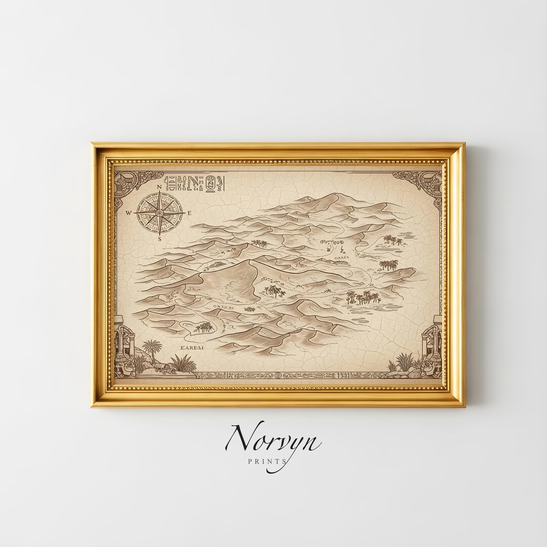 Frozen Citadel Winter Map Printable | Arctic Fortress Illustration ...