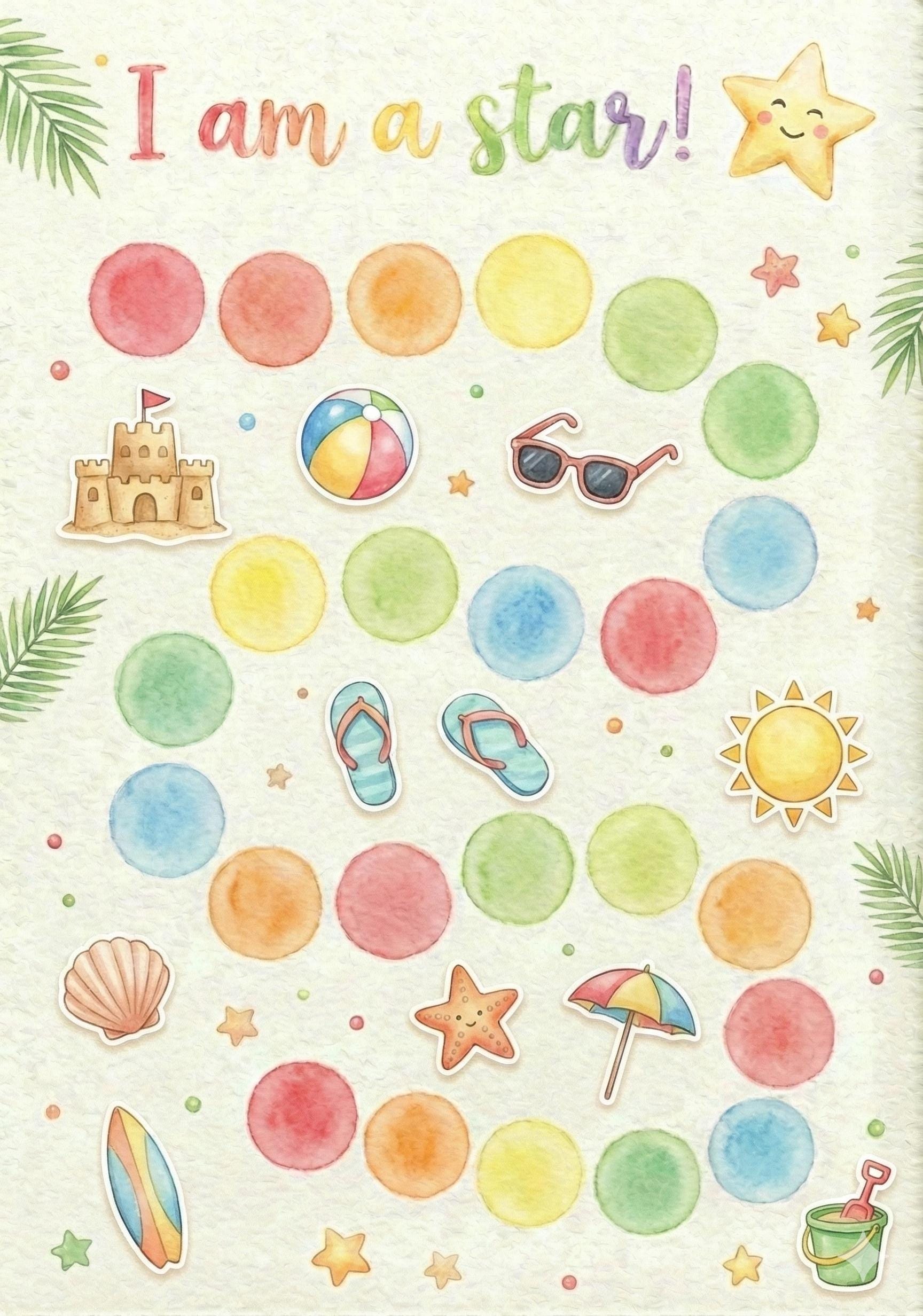 Reward Chart - Printable 5 Designs in One Go - Etsy