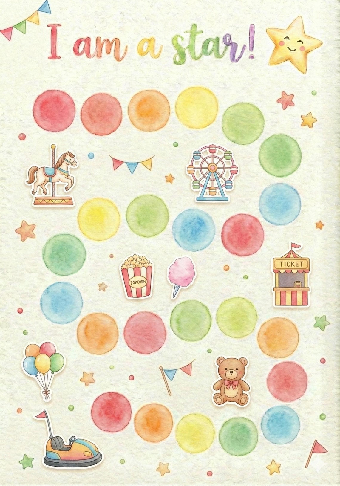Reward Chart - Printable 5 Designs in One Go - Etsy