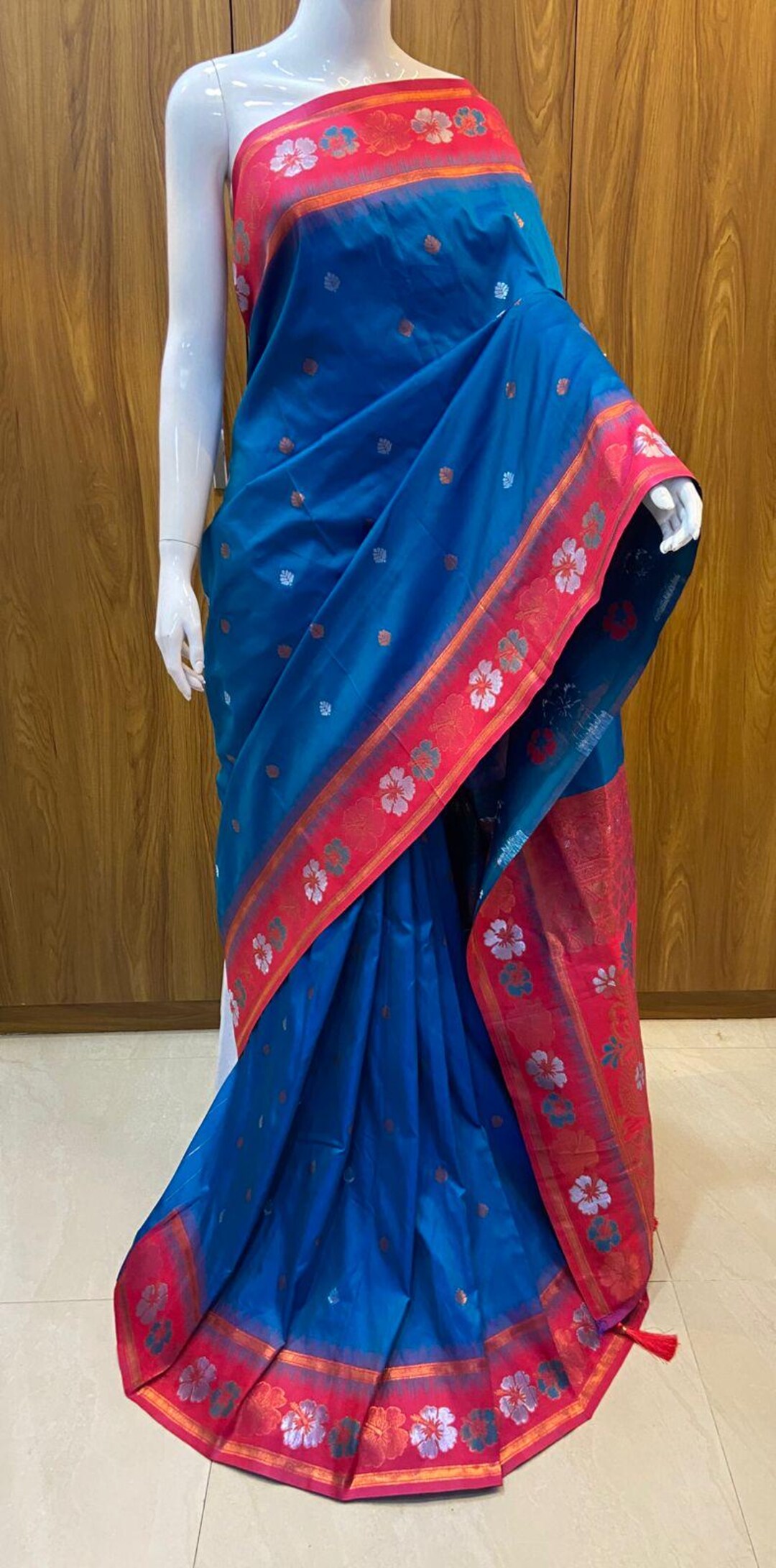 Pure Silk Shoft Orginal Jari Weaving Work for Multiple Colours With Out ...