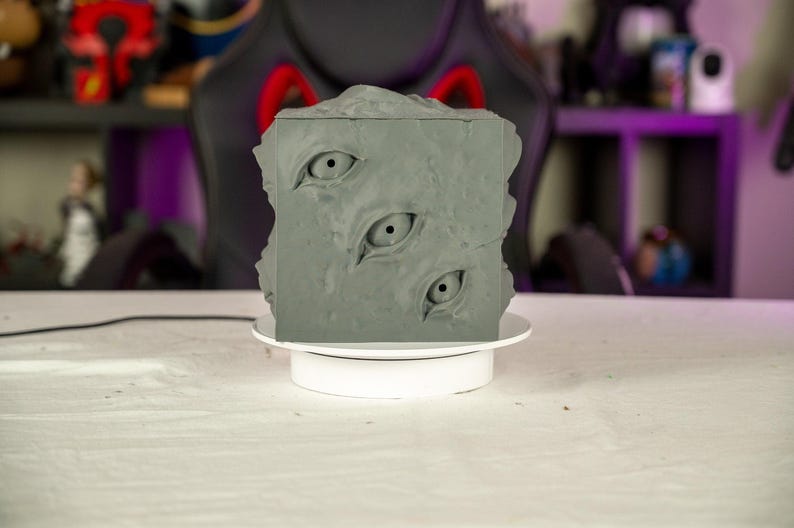 Cursed Cube Artifact Cosplay Prop – Sealed Sorcerer Prison Box, Dark ...