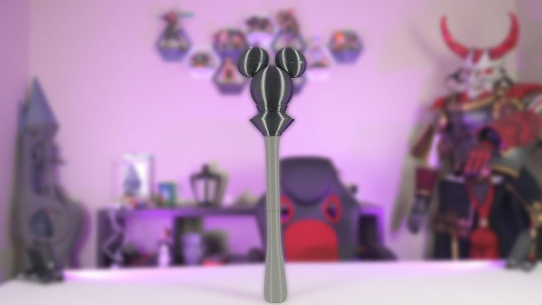 3d-printed Cartoon-inspired Magic Rod • Fantasy Cosplay Prop | Wizard ...