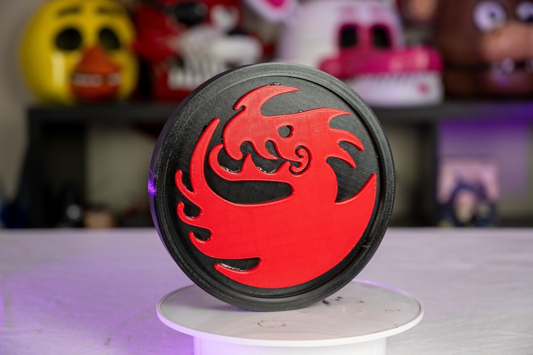 3D Printed Hiccup Dragon Emblem | How to Train Your Dragon Logo ...