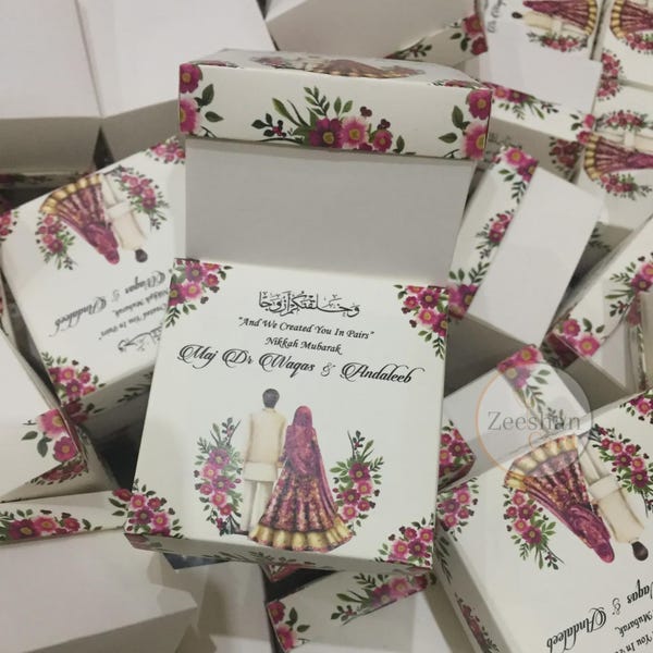 Nikkah Bid Boxes - Etsy UK