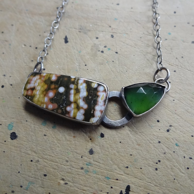 Serpentine Necklace - Etsy