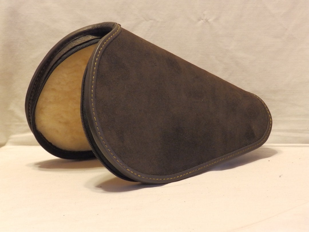 Leather Suede Leather Pistol Case - Etsy