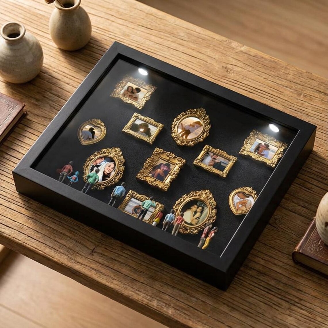 DIY Museum of Us Shadow Box, Custom Photo Mini Frame, Personalized ...