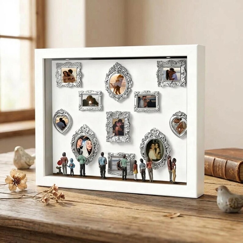 DIY Museum of Us Shadow Box, Custom Photo Mini Frame, Personalized ...