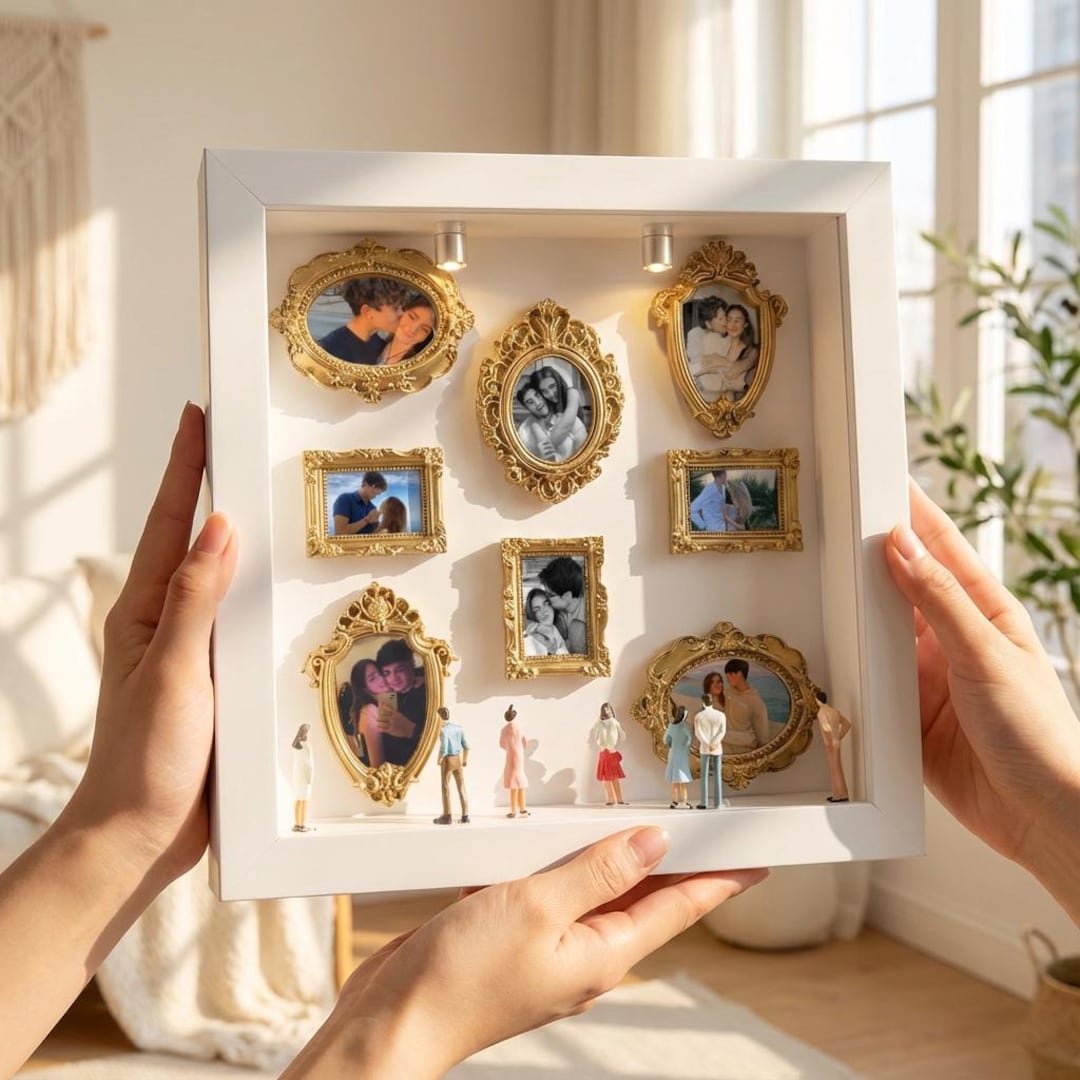 DIY Mini Museum Silhouette Box, Creative Memory Display Kit, Unique ...