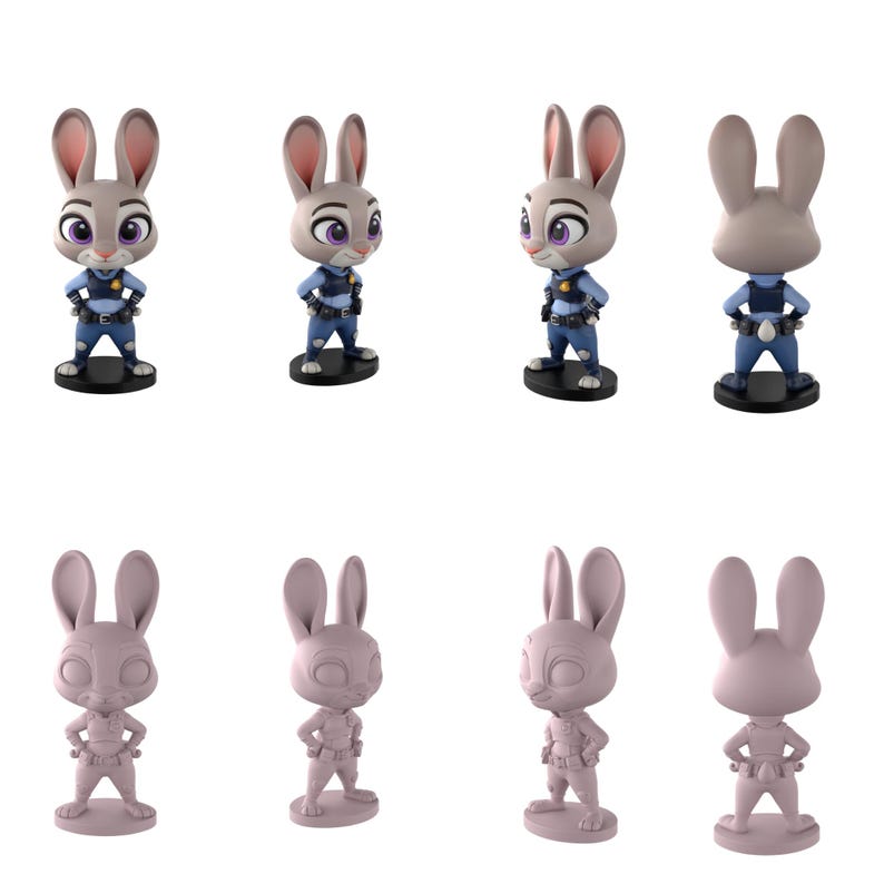 STL Files Zootopia/zootropolis 3D Characters - Etsy Australia