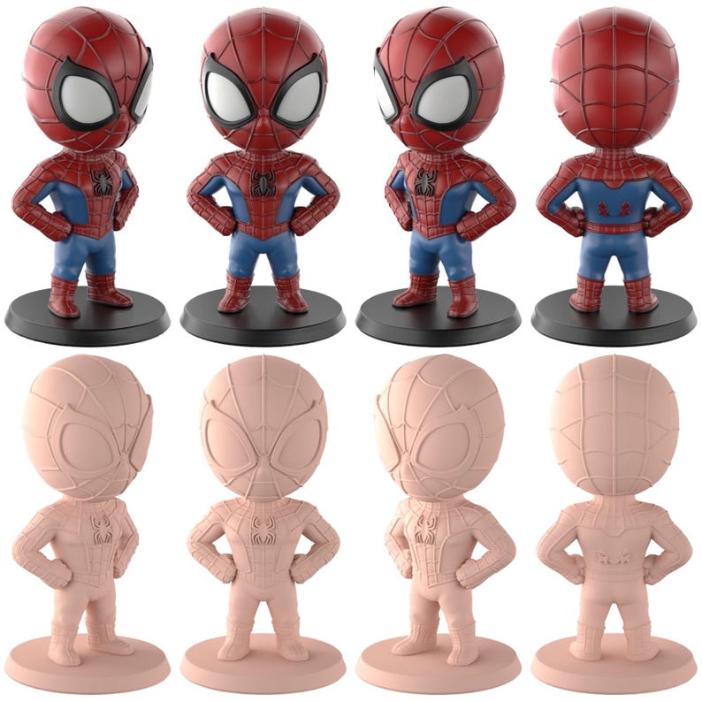STL Files Spidey and His Amazing Friends 3D Characters - Etsy